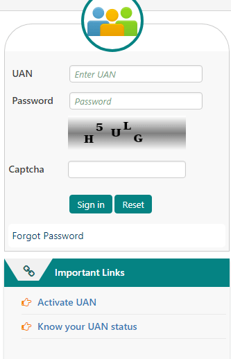 Universal Account Number or UAN Activation Procedure