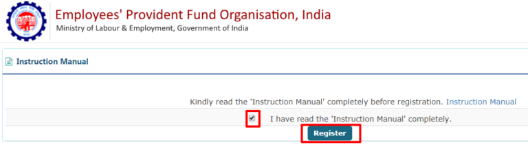 PF online registration - Step by step procedure